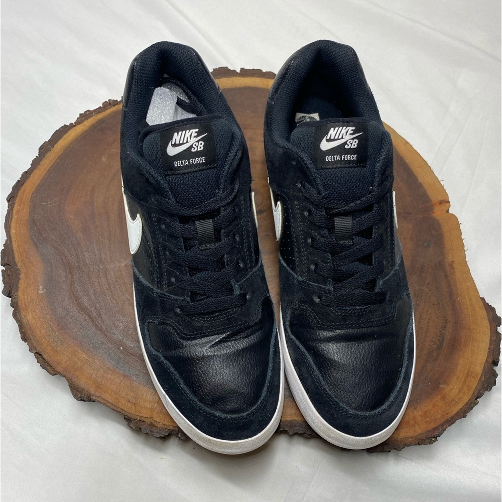 Nike Sb Delta Force Black And White Skate Shoes Men’s… - Gem